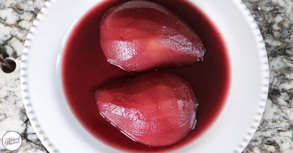 Poached Pears Recipe - An Easy Dessert Recipe for the Instant Pot®