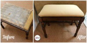 How to Reupholster a Bench - a DIY for Beginners