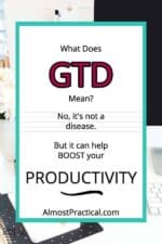 What Does GTD Mean? And, no, it's not a disease.