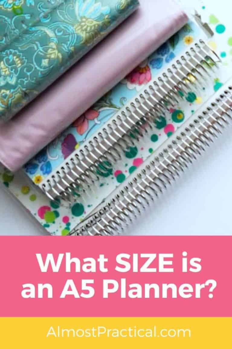 What Size Is An A5 Planner Almost Practical