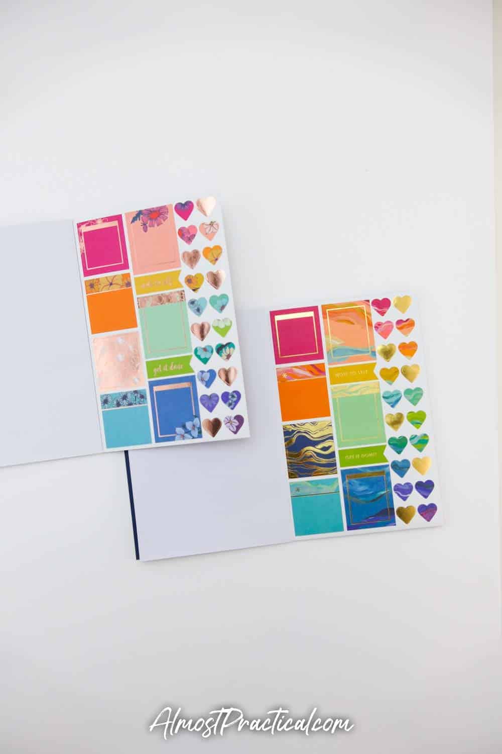 2 New Erin Condren Sticker Book Reviews - Layers and Flower Power