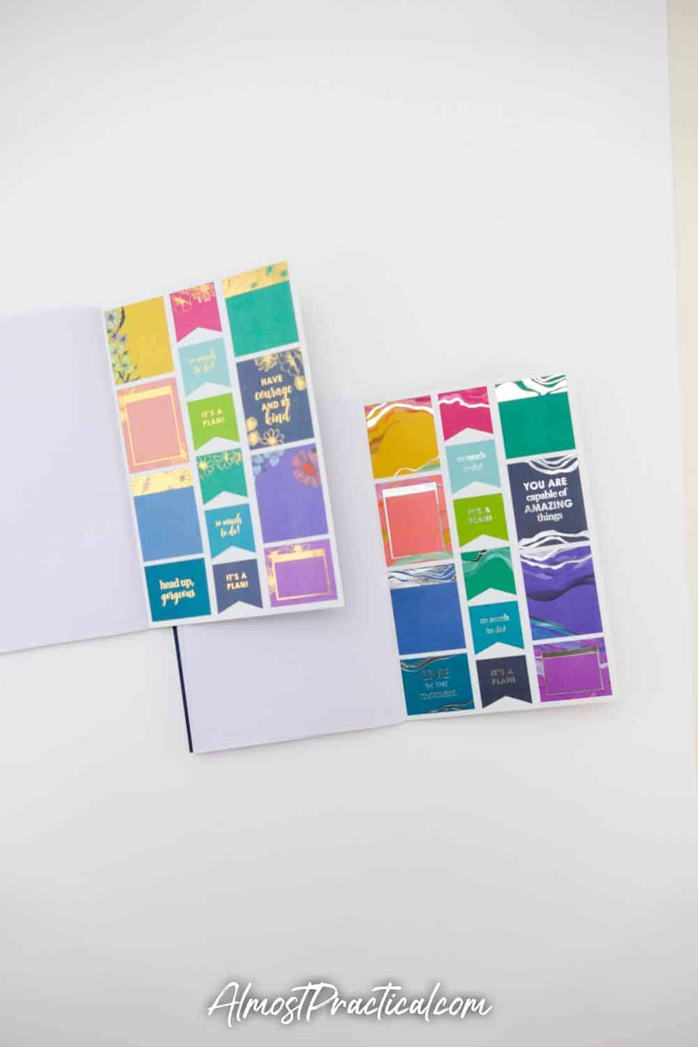 2 New Erin Condren Sticker Book Reviews - Layers and Flower Power