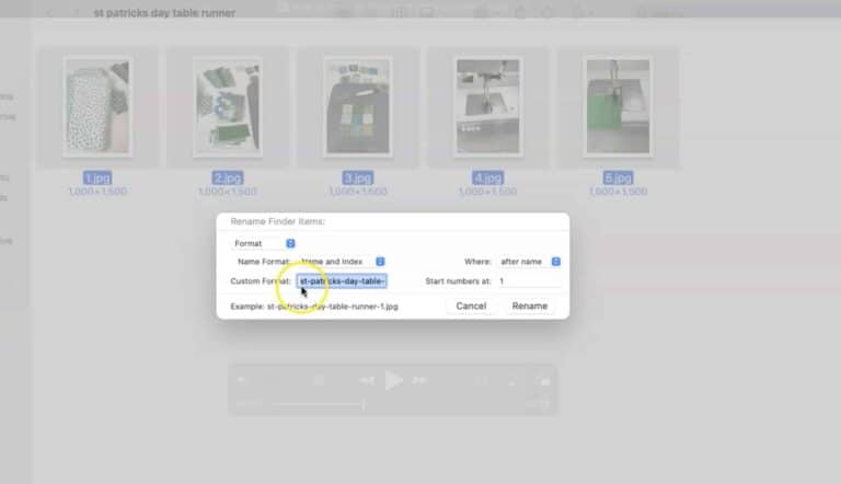 How to Batch Rename Files in a Folder on a Mac