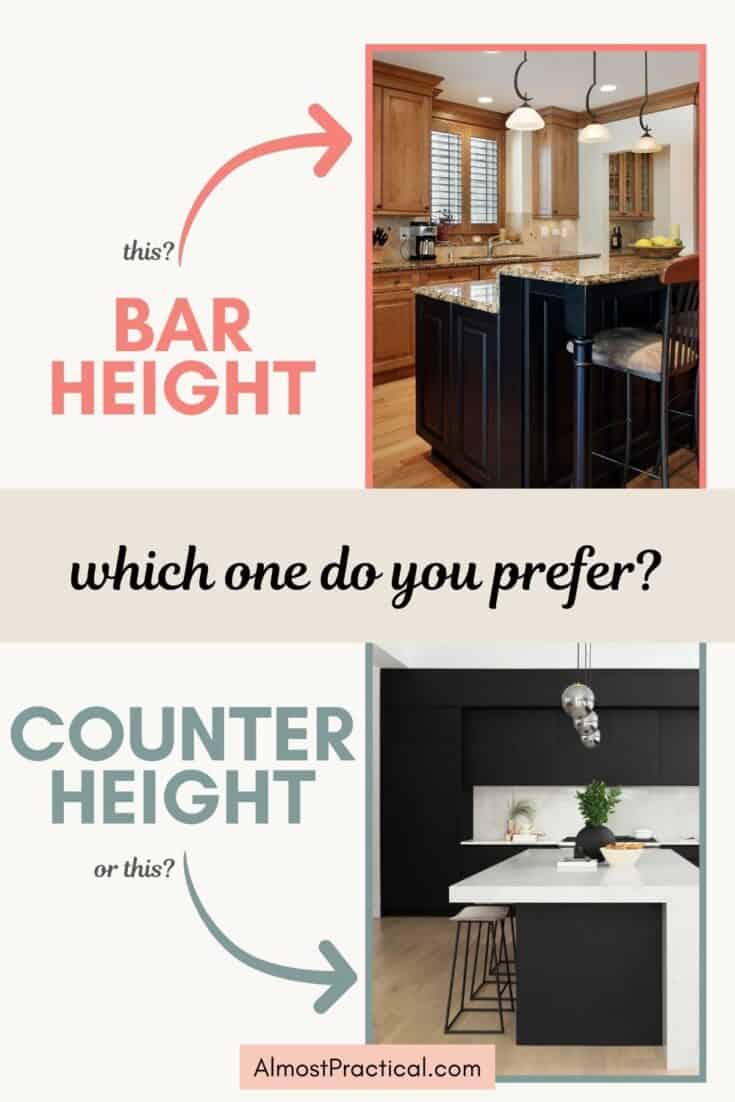 Counter Height or Bar Height? Which Style Countertops are Right for ...