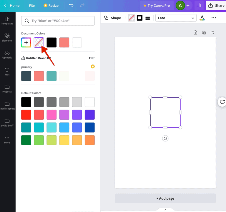 How to Create a Thin Rectangle in Canva - New Tutorial for 2024!