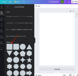 How to Create a Thin Rectangle in Canva - New Tutorial for 2024!