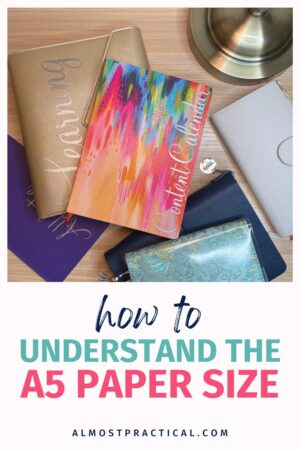 Understanding the A5 Paper Size for Your Planner